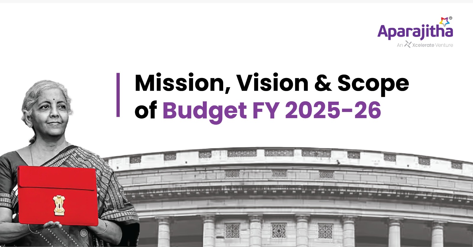 Mission, Vision & Scope of Budget FY 2025-26 - Aparajitha